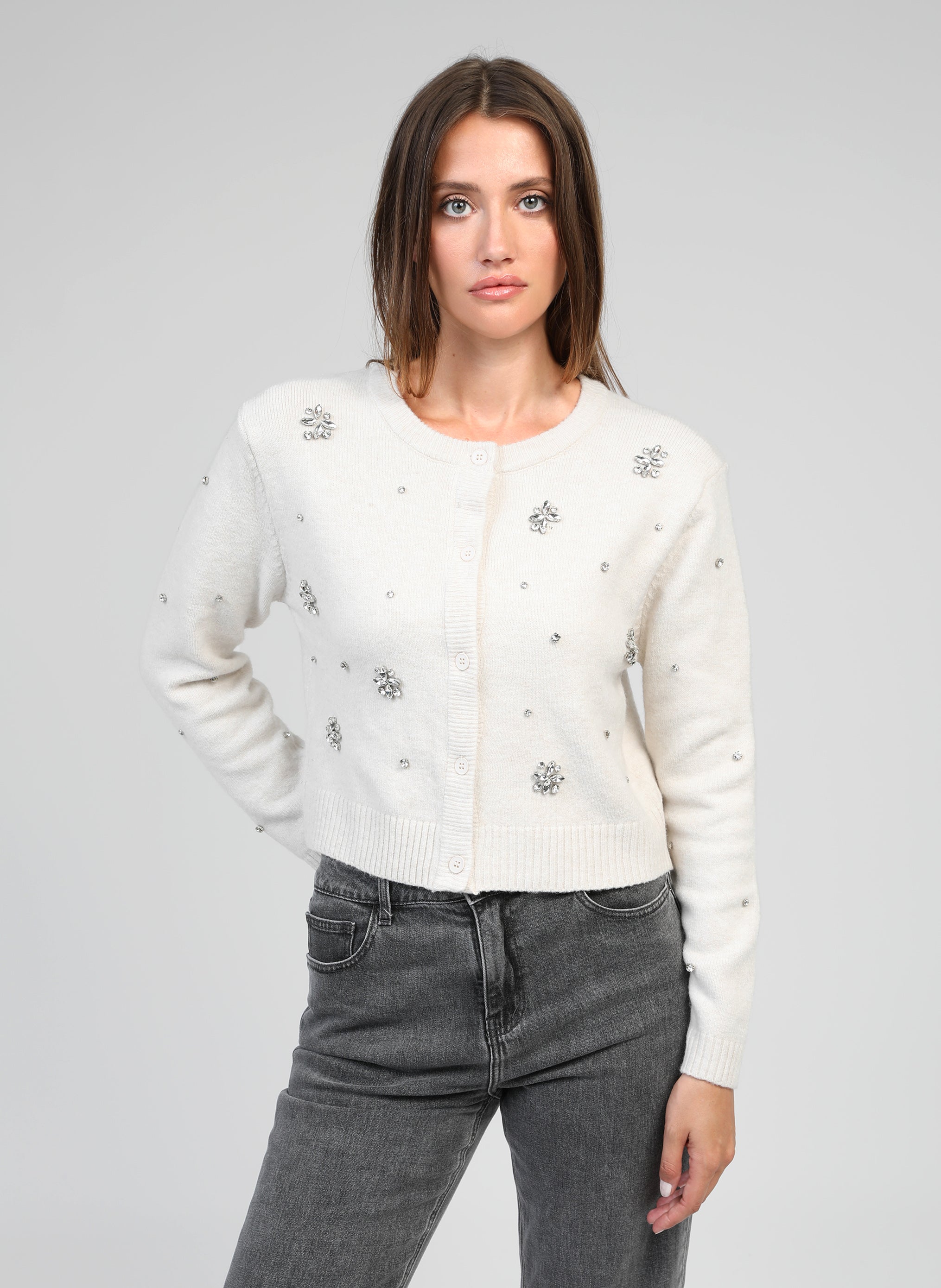 NORINE ecru GILET