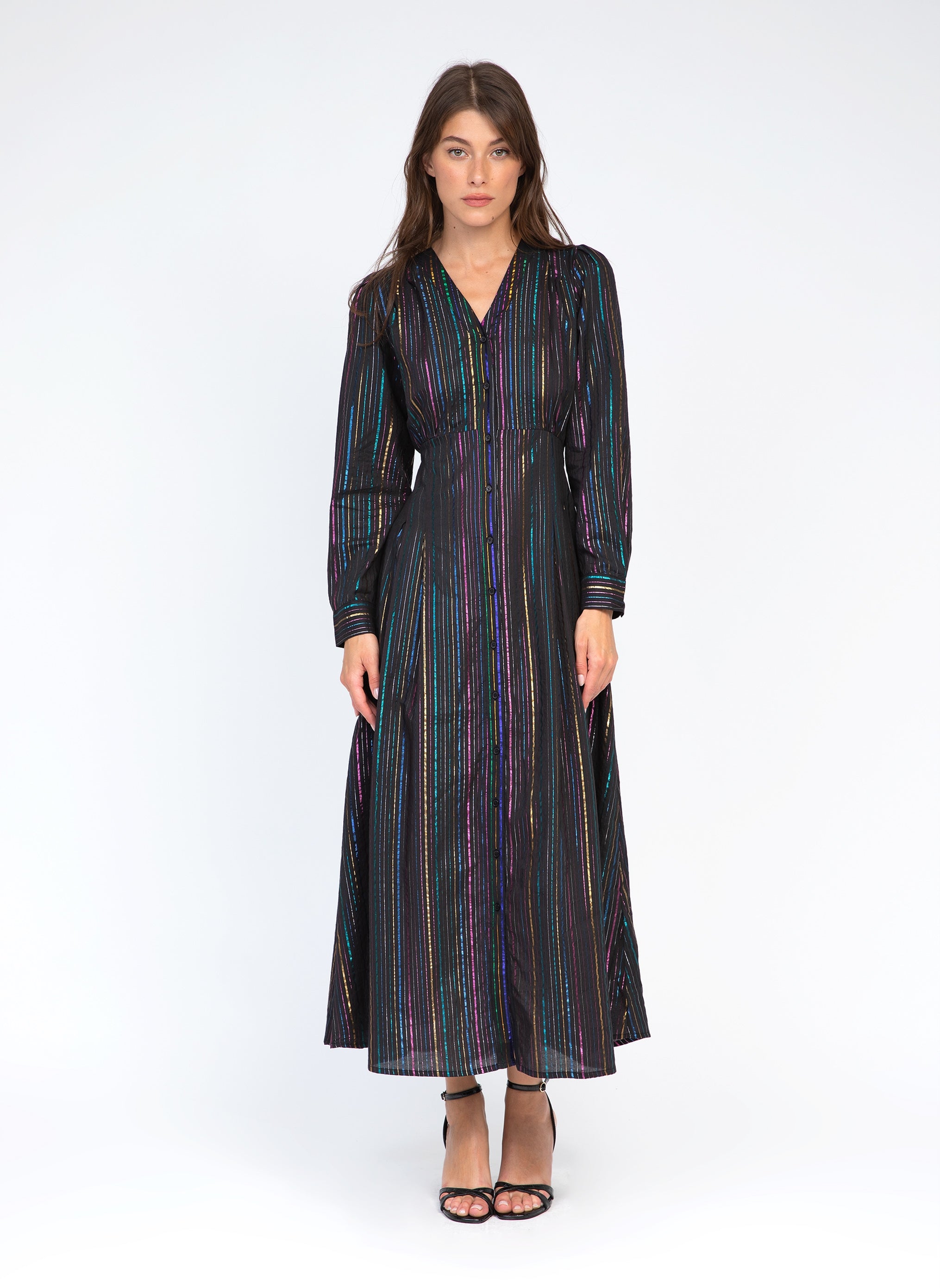 ROBE LONGUE OZANE noir
