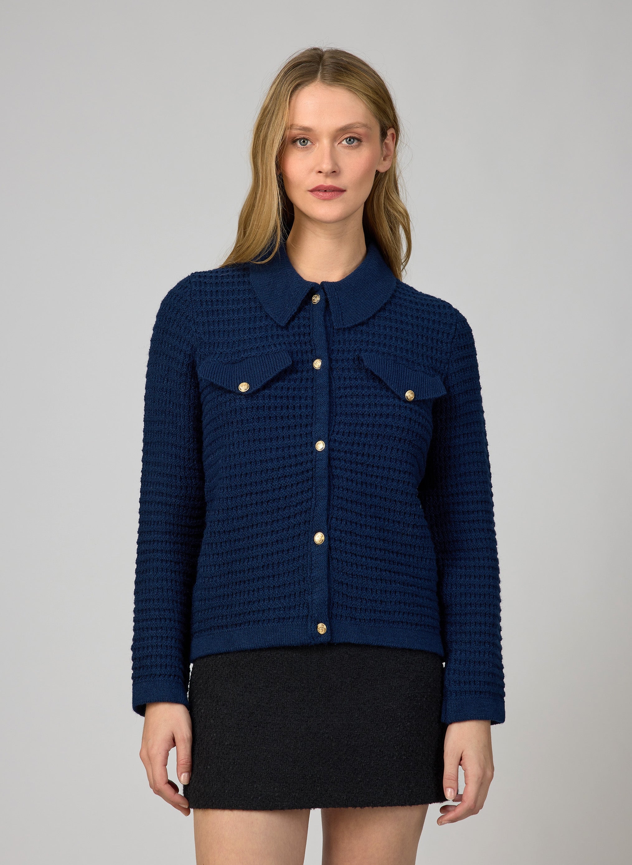 CARDIGAN VENICO marine